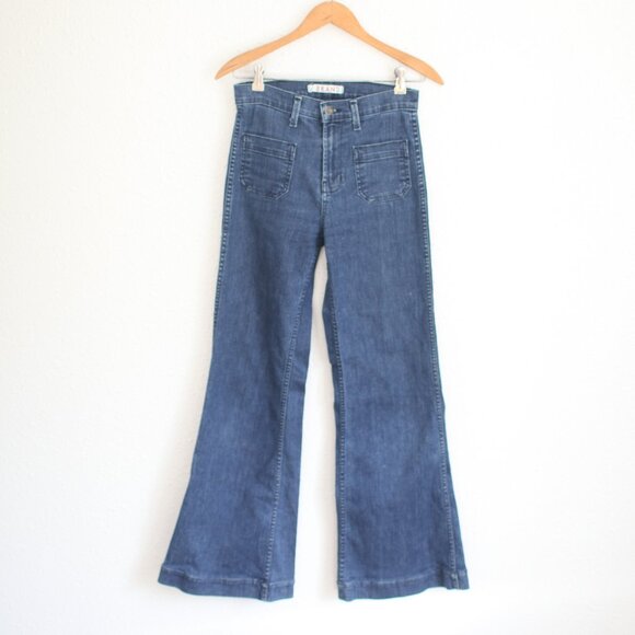 J Brand | Jeans | J Brand Patch Pocket Flare Leg Wide Denim Mystery ...